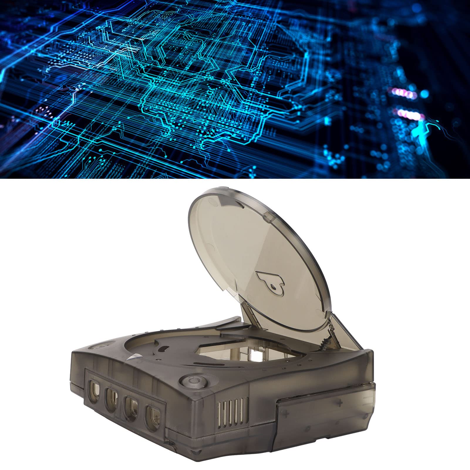 Cuifati Housing Shell,Plastic Housing Shell Translucent Shock Absorbing Scratch Resistant Game Console Box for SEGA Dreamcast DC