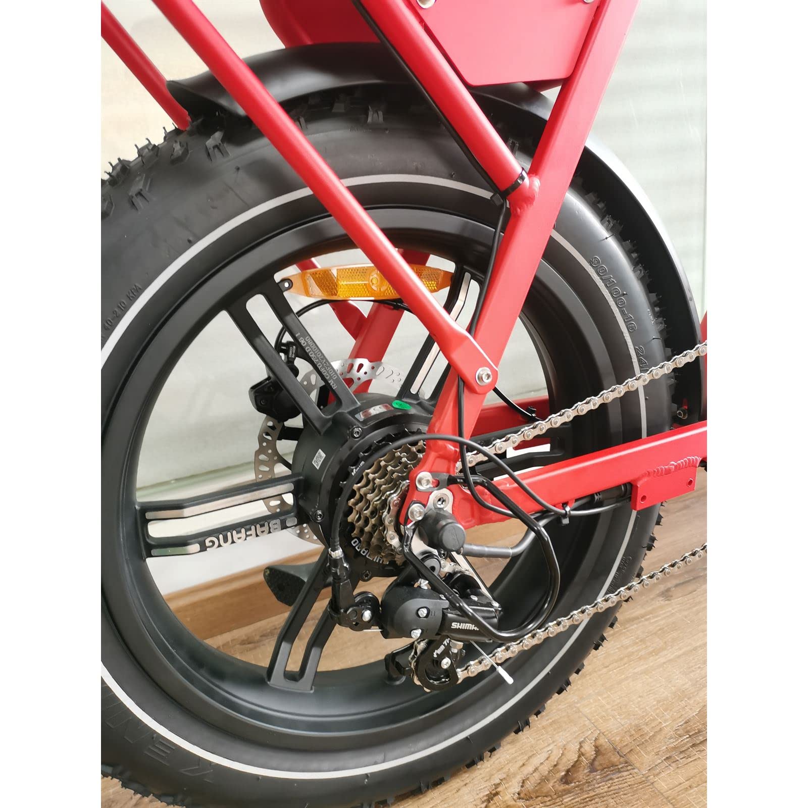 COR eBikes Nitro R Road Electric Bike/Moped - Matte Red