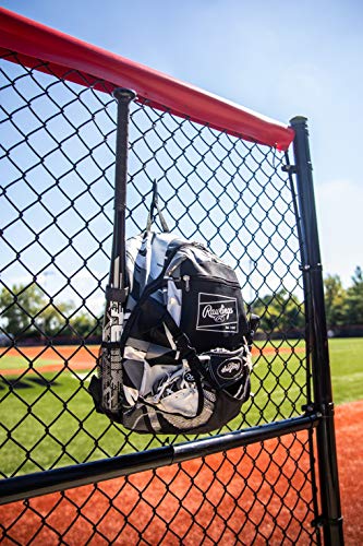 Rawlings Remix Series Youth 9" Tball Glove (Right Hand Throw), 24" Tball Bat & Tball Backpack Bag Set (Black/White/Silver)