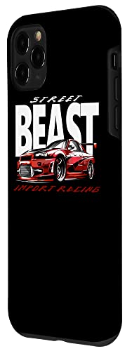 iPhone 11 Pro Import Street Racer, Japanese Racing Car, Tuner Car Themed Case