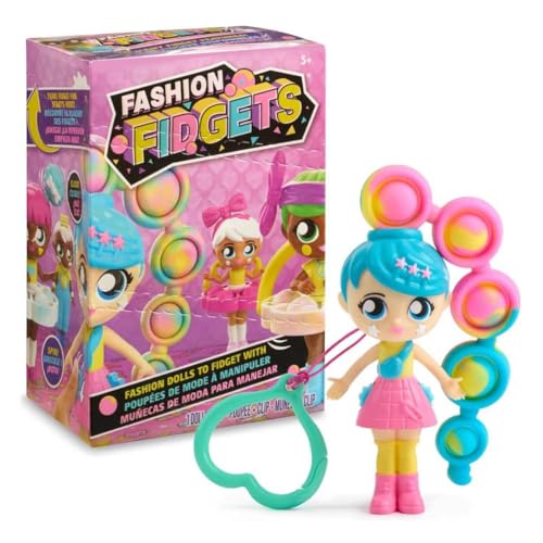 Fashion Fidgets Sensory Toy Dolls â Push Pop Fidget Toy Includes 1 Mystery Doll â Anxiety and Stress Relief for Kids
