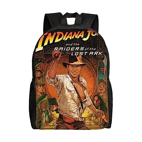 HEMKUNT Raiders Of The Lost Ark Backpack Men And Women Casual Fashion Lightweight Classic Backpack Tourist Black Bag