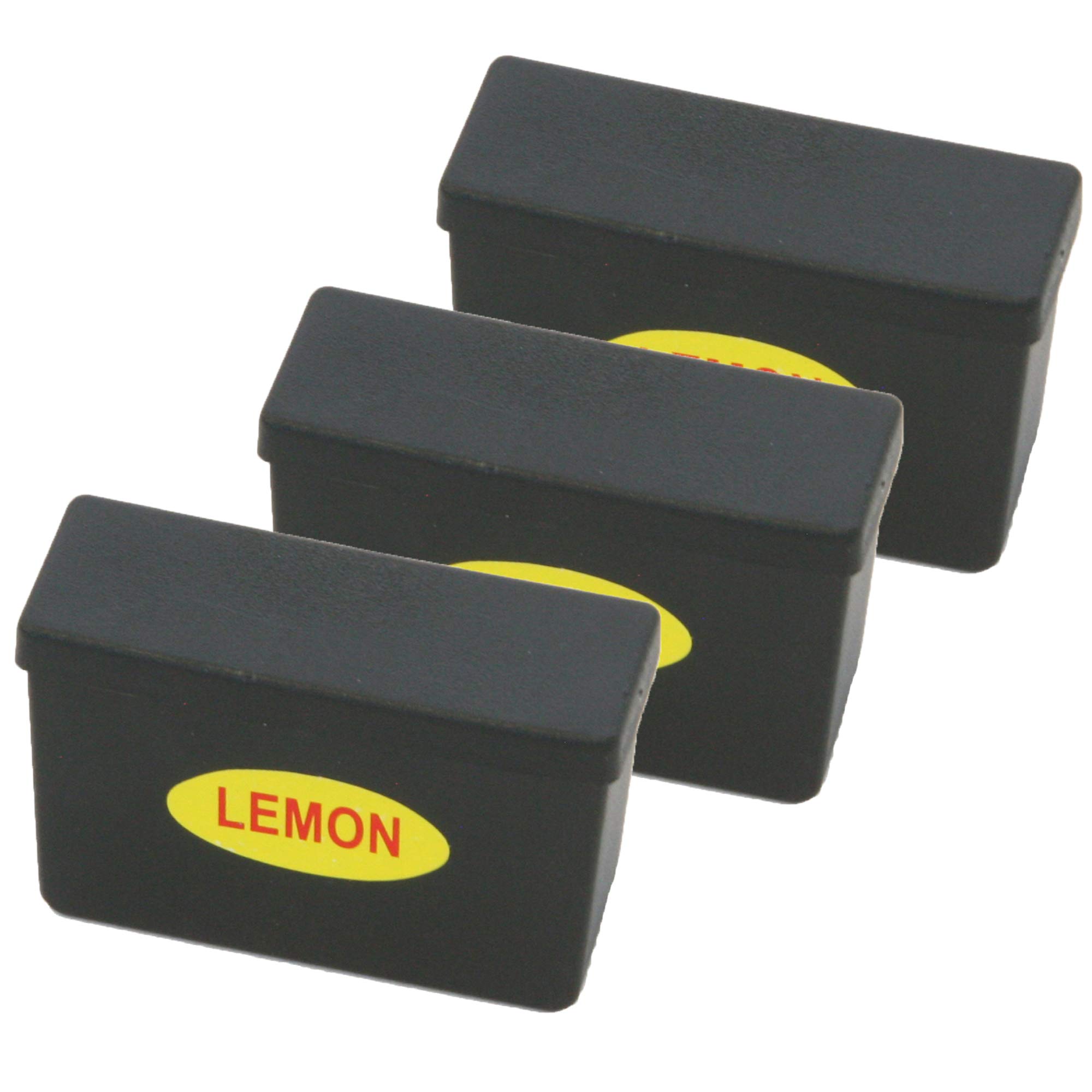 iTouchless 3-Pack Lemon Fragrance Cartidges for Bathroom Trash Cans, Stops Garbage Smells, Fresh Scent Fills The Room, 3 Month Supply (FGLEMON3-1)