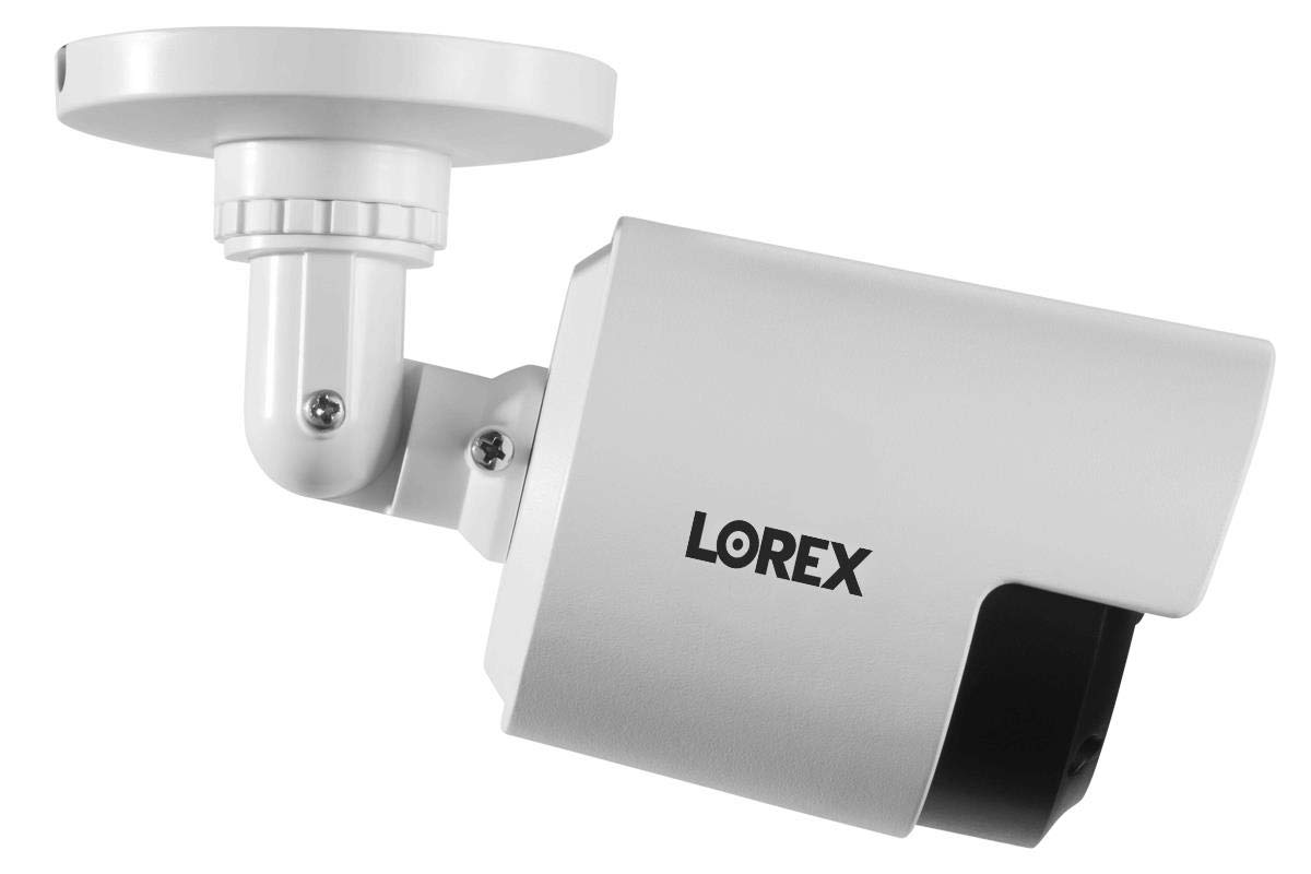 Lorex LBV2531 1080p HD Indoor Outdoor Analog Bullet Security Camera with 130ft Night Vision, IP66, Camera Only, White, 4-Pack LBV2531W-4PK 0 (Renewed)