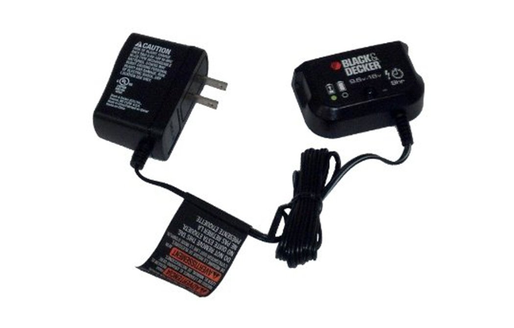 Black and Decker Multi-Volt Charger for 9.6 Volt Thru 18 Volt Slide Pack Batteries