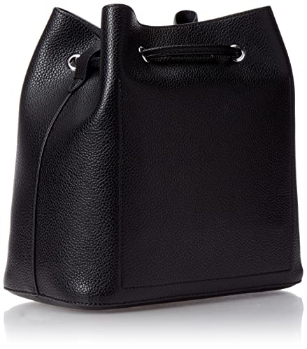 Calvin Klein Gabrianna Novelty Bucket Shoulder Bag, Black/Silver 1