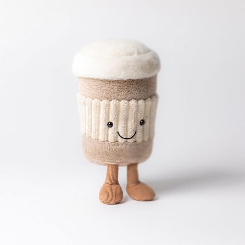 Jellycat Amuseables Coffee-to-Go Stuffed Toy, 6 inches | Drink Plush | Fun Gift Idea