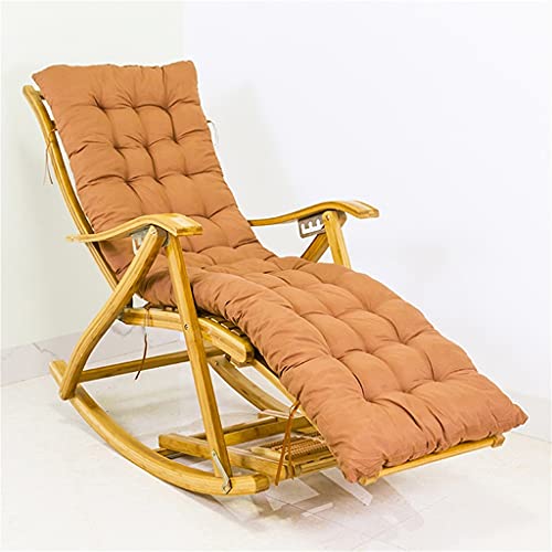 LRP Lounger Chair Lounge Chair Comfortable Relax Rocking Chair, Folding Indoor Outdoor Rocker Lounge Chairs with Foot Massage for Porch Patio Living Room Heavy-Duty 600 Lb Capacity (Color : Style2)