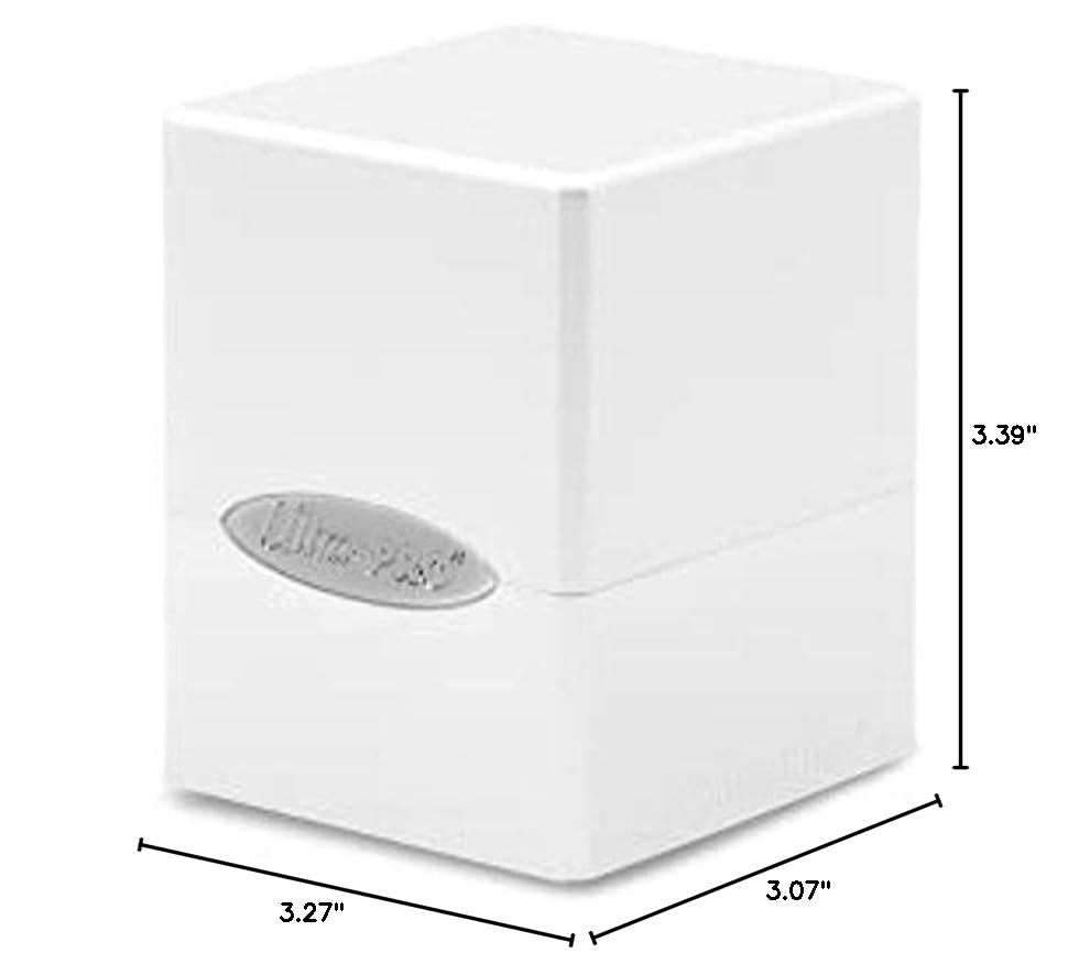 Ultra Pro E-15584 Satin Cube Deck Box-Arctic White