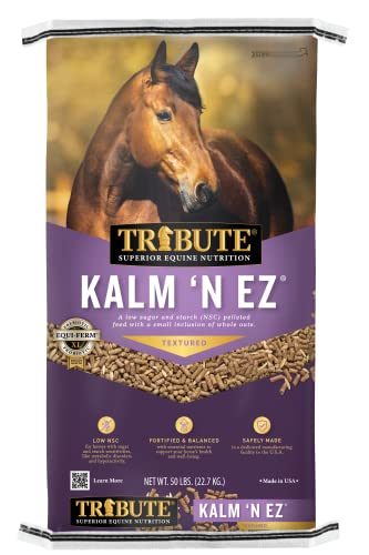 TRIBUTE Kalmbach Feeds Kalm 'N Ez Textured for Horse, 50 lb