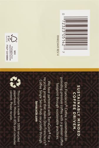 Don Francisco's Hazelnut Flavored K-Cup, Cinnamon, 12 Count