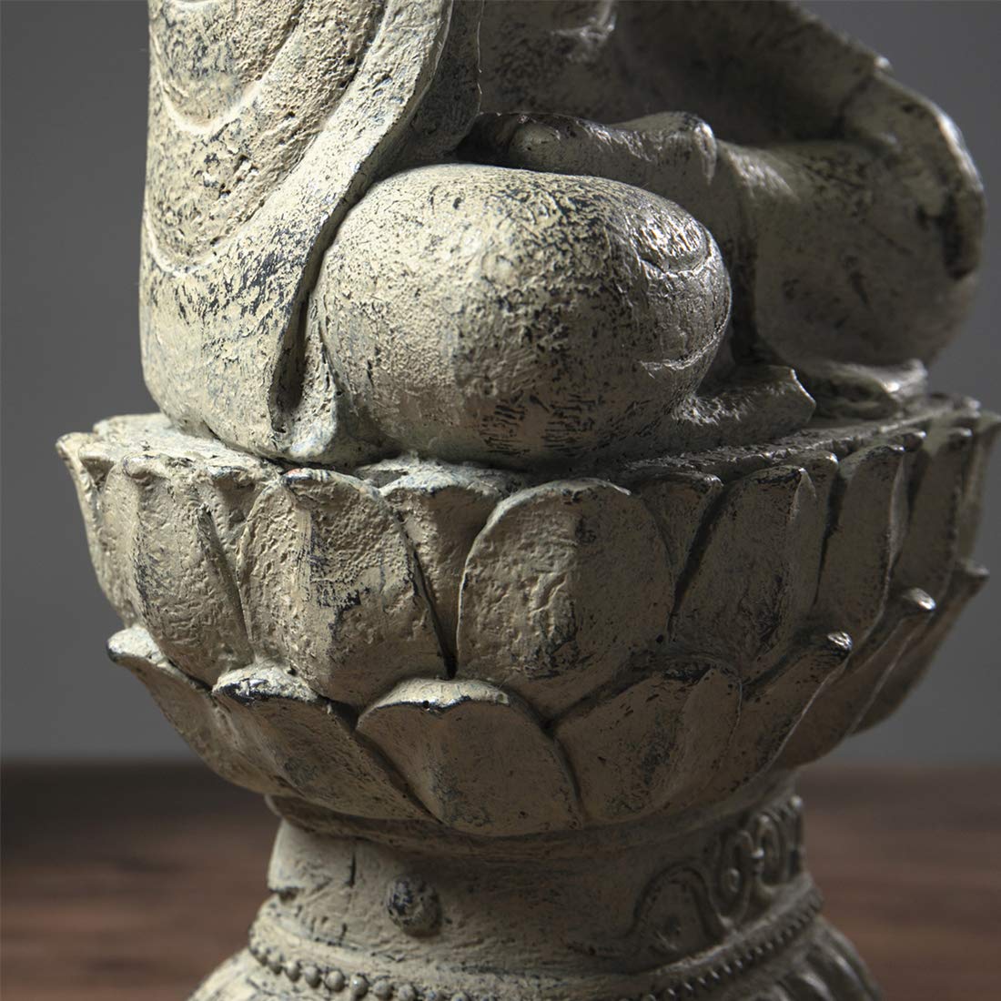 Zen World Buddha Statue, for Zen Decor Spiritual Decor Meditation Decor, Bring You Inner Peace and Love