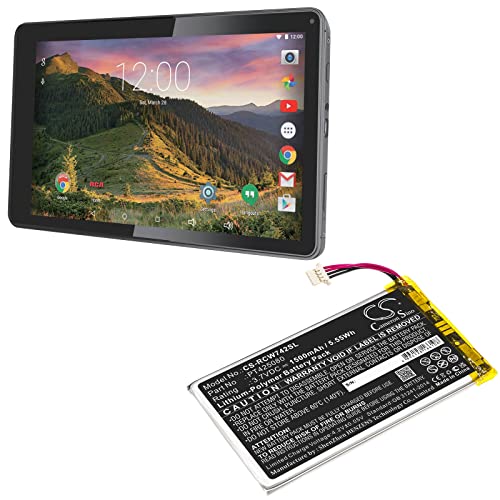 Cameron Sino New Replacement Battery Fit for RCA(1500mAh / 5.55Wh)