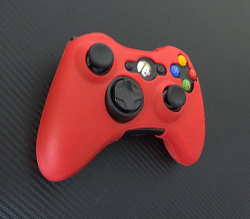 One Piece 1x for Xbox 360 Remote Controller Silicon Protective Skin Case Cover (Red)