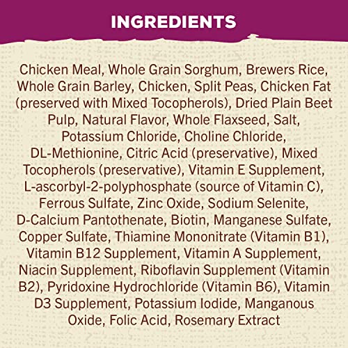 Nutro MAX Adult Recipe Dry Dog Food with Farm Raised Chicken, 12 LB Bag