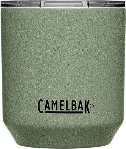 CamelBak Horizon 10oz Rocks Tumbler - Cocktail Glass - Insulated Stainless Steel - Tri-Mode Lid - Moss