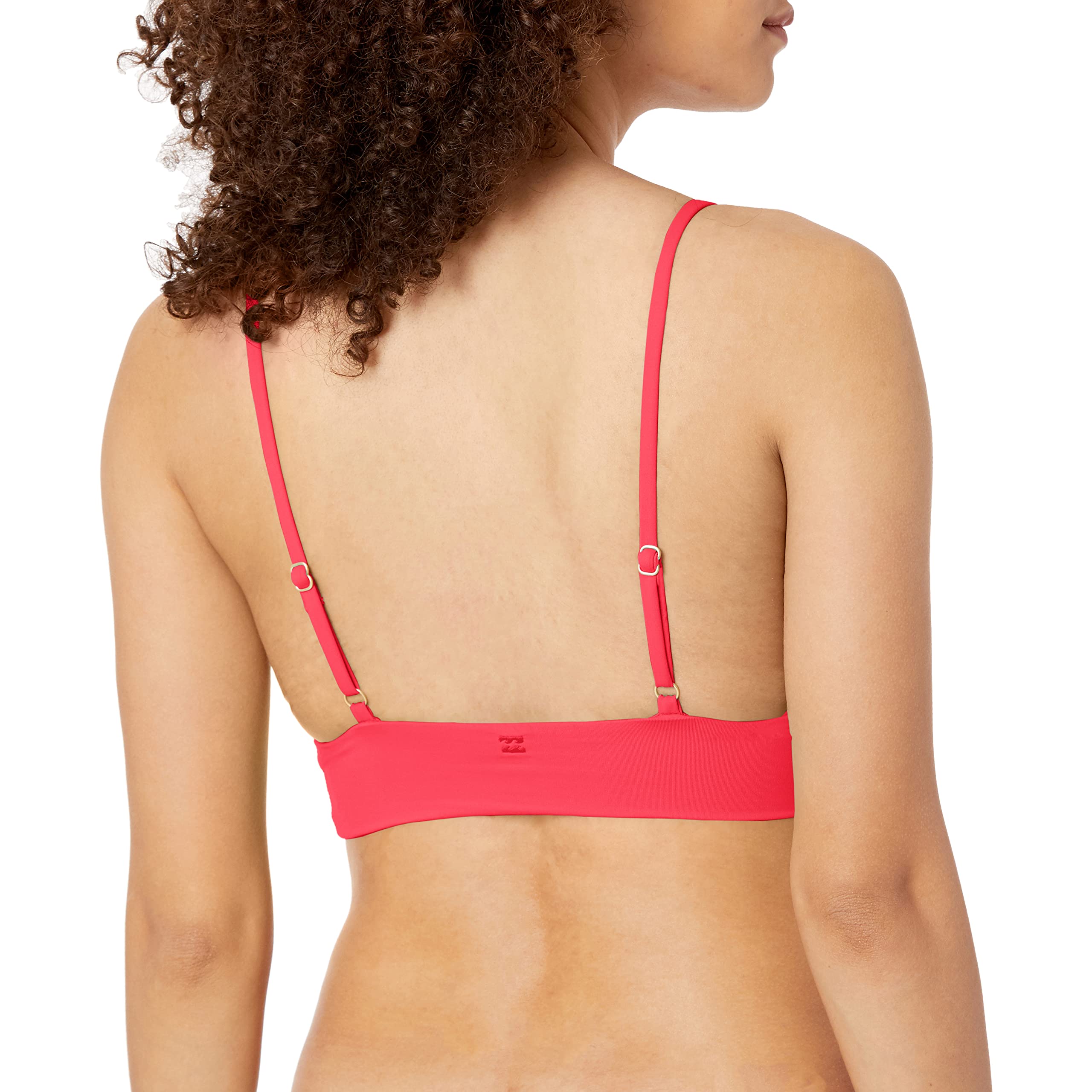 Billabong Women's Standard Sol Searcher V Neck Cami Bikini Top, Honeysuckle, S