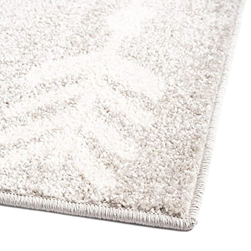 Unique Loom Autumn Collection Area Rug - Arrow (7' 10" x 10' Rectangle, Light Gray/ Black)