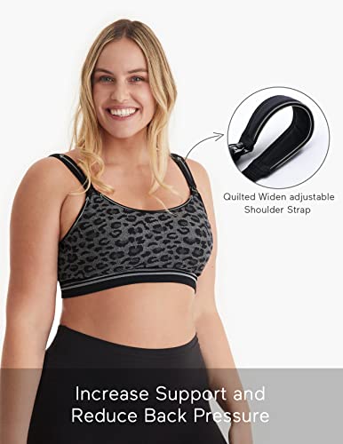Momcozy 4-in-1 Pumping Bra Hands Free, Fixed Padding Nursing Bra & Maternity Bra, YN12 Wearable Breast Pump Bra Cotton-Nylon Comfort & Support for M5, S12 Pro, Spectra, Elvie, Willow,etc, Small