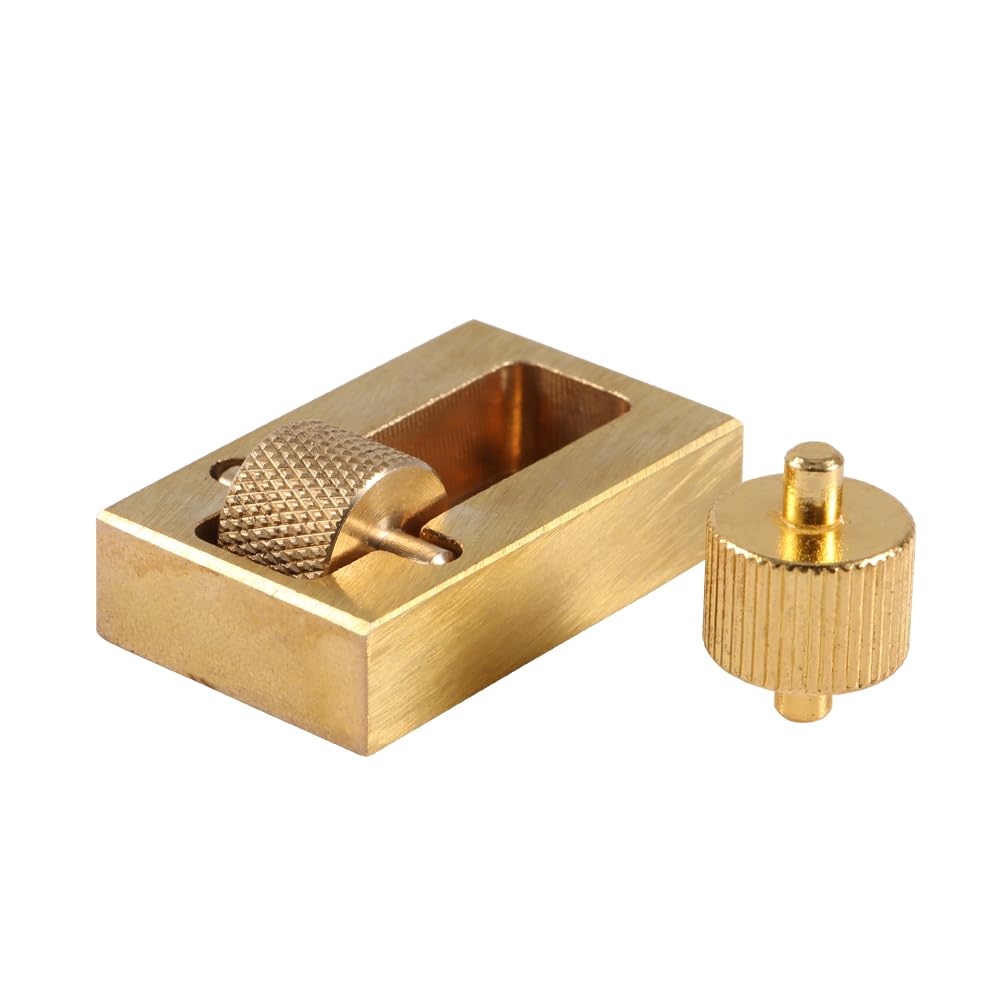 Black Leather Edge Dye Applicor Leather Edge Dye Oil Roller Box Applicator DIY Craft Treatment Tool Brass with Roller