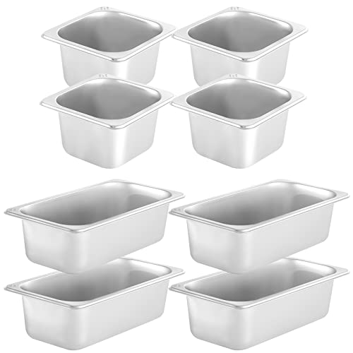 VEVOR 40Qt Sandwich Table 150W Stainless Salad Bar Refrigerated Condiment Prep Station, 60in, Silver