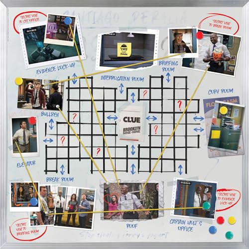 USAOPOLY CLUE Brooklyn Nine-Nine | Collectible Clue Board Game Featuring Comedy TV Show | Officially-Licensed Game About Brooklyn's 99th Precinct | Familiar Locations and Iconic Moments