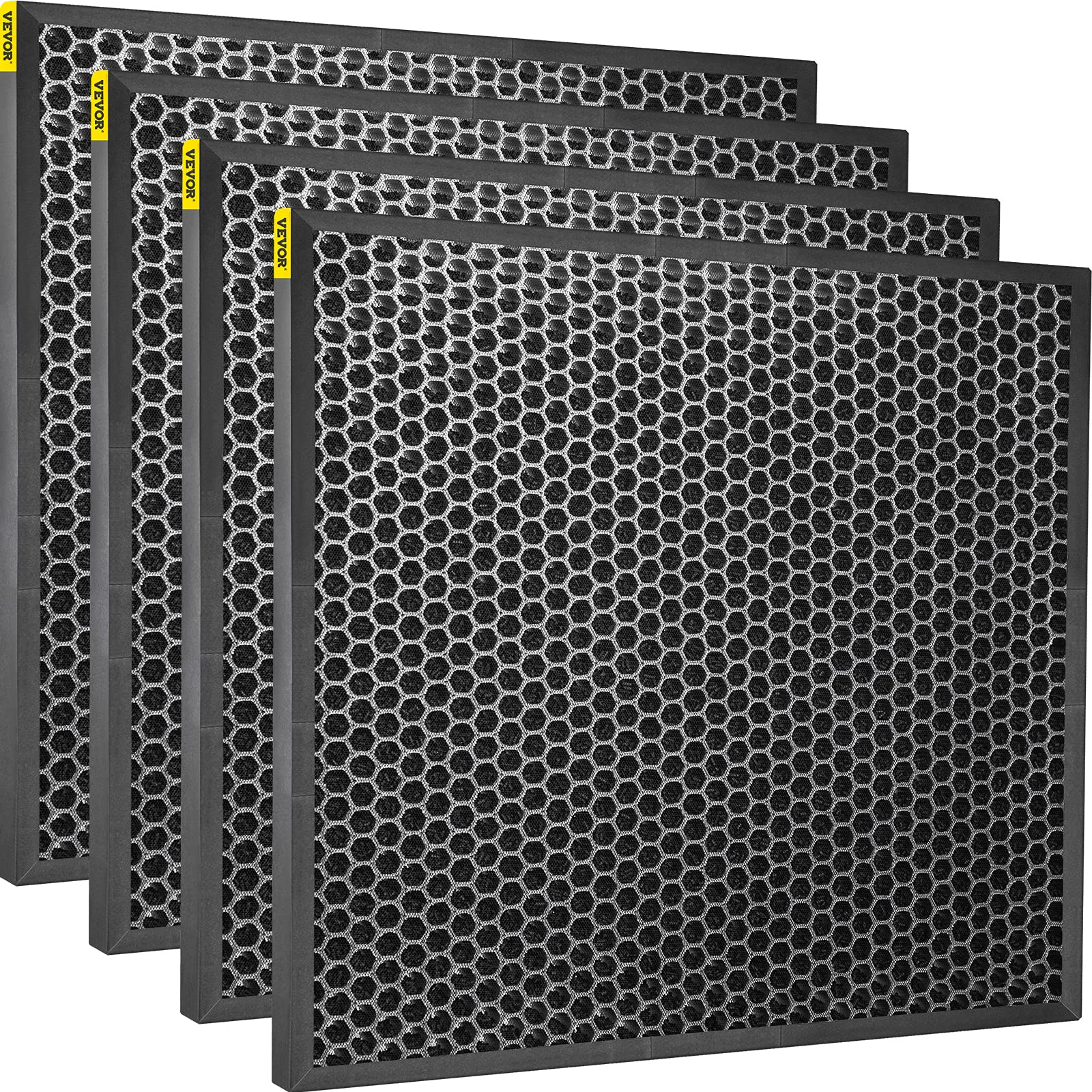 VEVOR 16x16x1 Air Filter MERV 8 Dust Defense (12pcs), Pleated HVAC AC Furnace Air Filters Replacement, Good for Home, Commercial Capture Particles, Fit for Dri-Eaz DefendAir HEPA