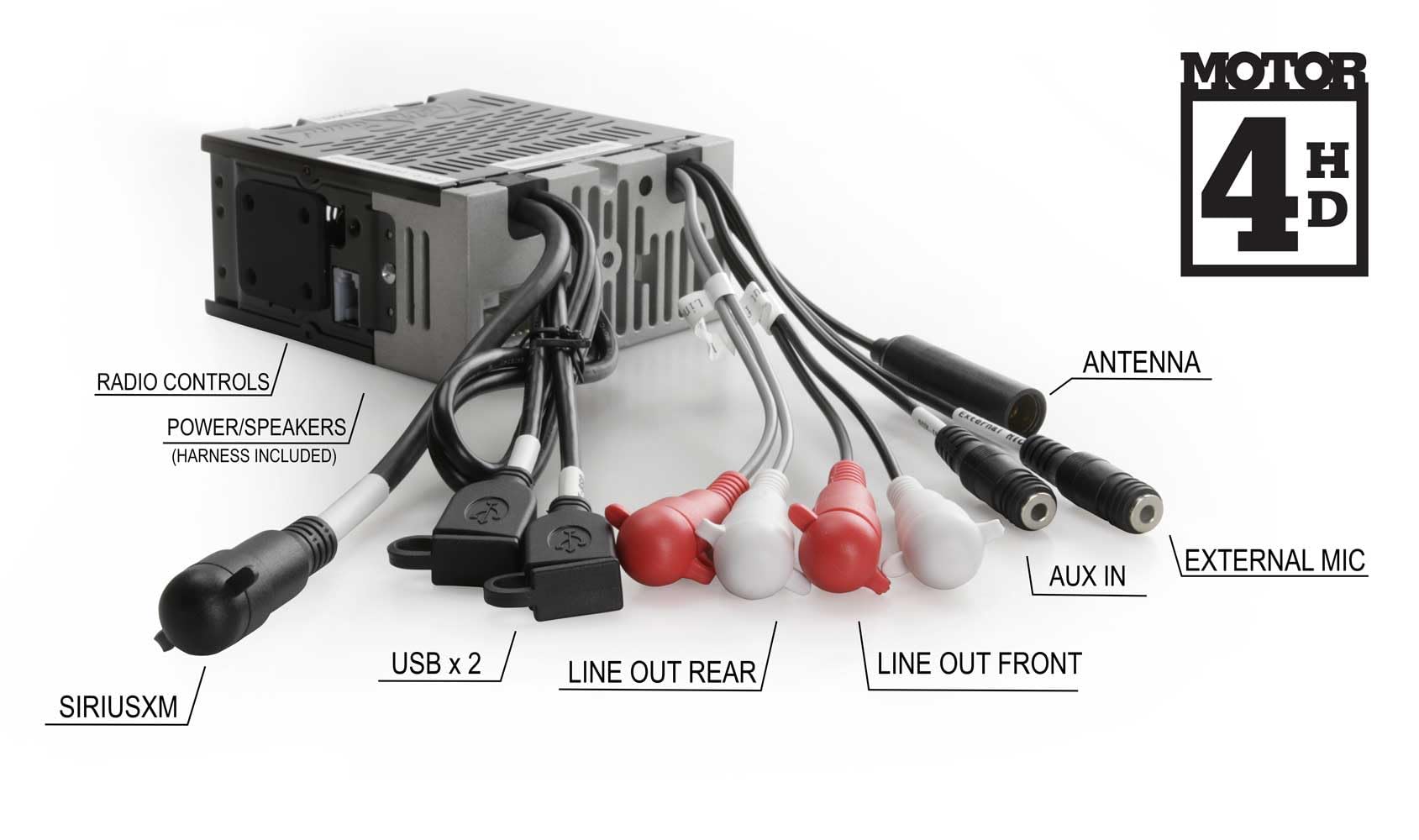 Retro Manufacturing Long Beach Radio with Black Face, Chrome Pushbuttons, Bezel & Knobs Kit LBC-M4-126-03-73