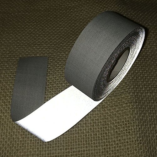 JINBING Safety Silver Reflective Fabric Tape DIY for Clohting Sew On 25mmx10m (1" x 33')