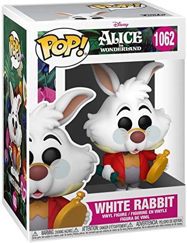 White Rabbit w/Watch Pop #1062 - Alice in Wonderland 70th Anniversary Vinyl Figure (Bundled with Plastic Protector Case/Box)