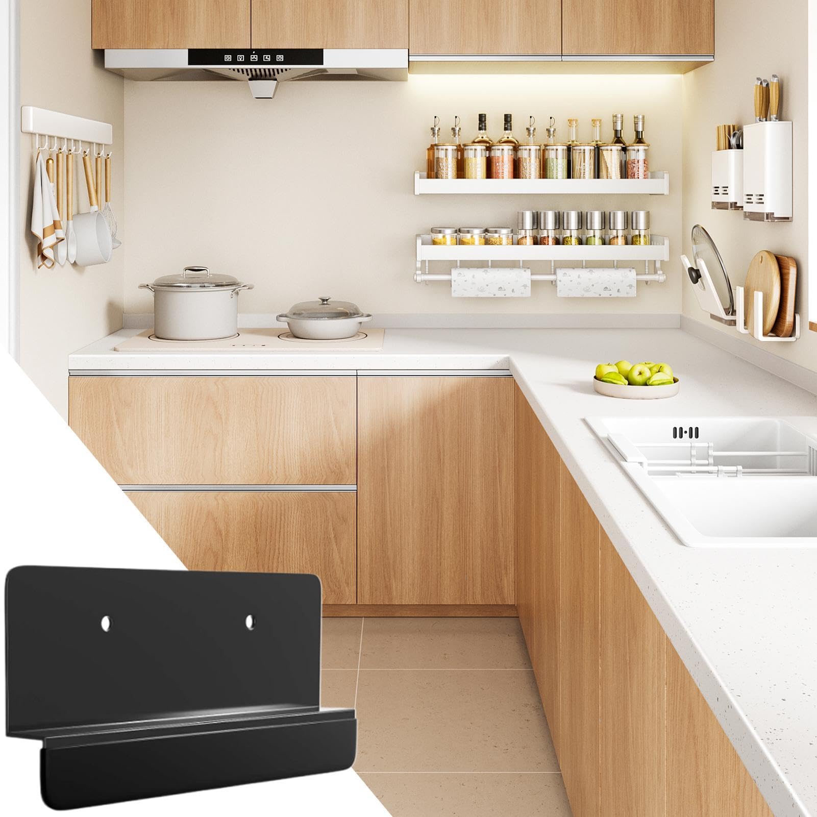 Foot Pull for Trash Cabinet, Non-Slip Trash Drawer Handle, Trash Cabinet Foot Pull, Wear-Resistant Drawer Handle, Kitchen Trash Drawer Pull, Foot Operated Trash Handle, Hands- Trash Access, Durabl