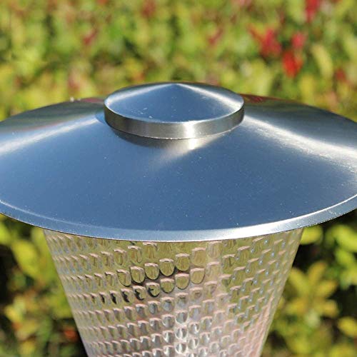 ZZYJYALG Outdoor Waterproof Column Lamp Modern Minimalist Creative Stainless Steel Anti-Rust Lighting E27 Pillar Light Home Garden Corridor Wall Courtyard Decoration Post Lamp