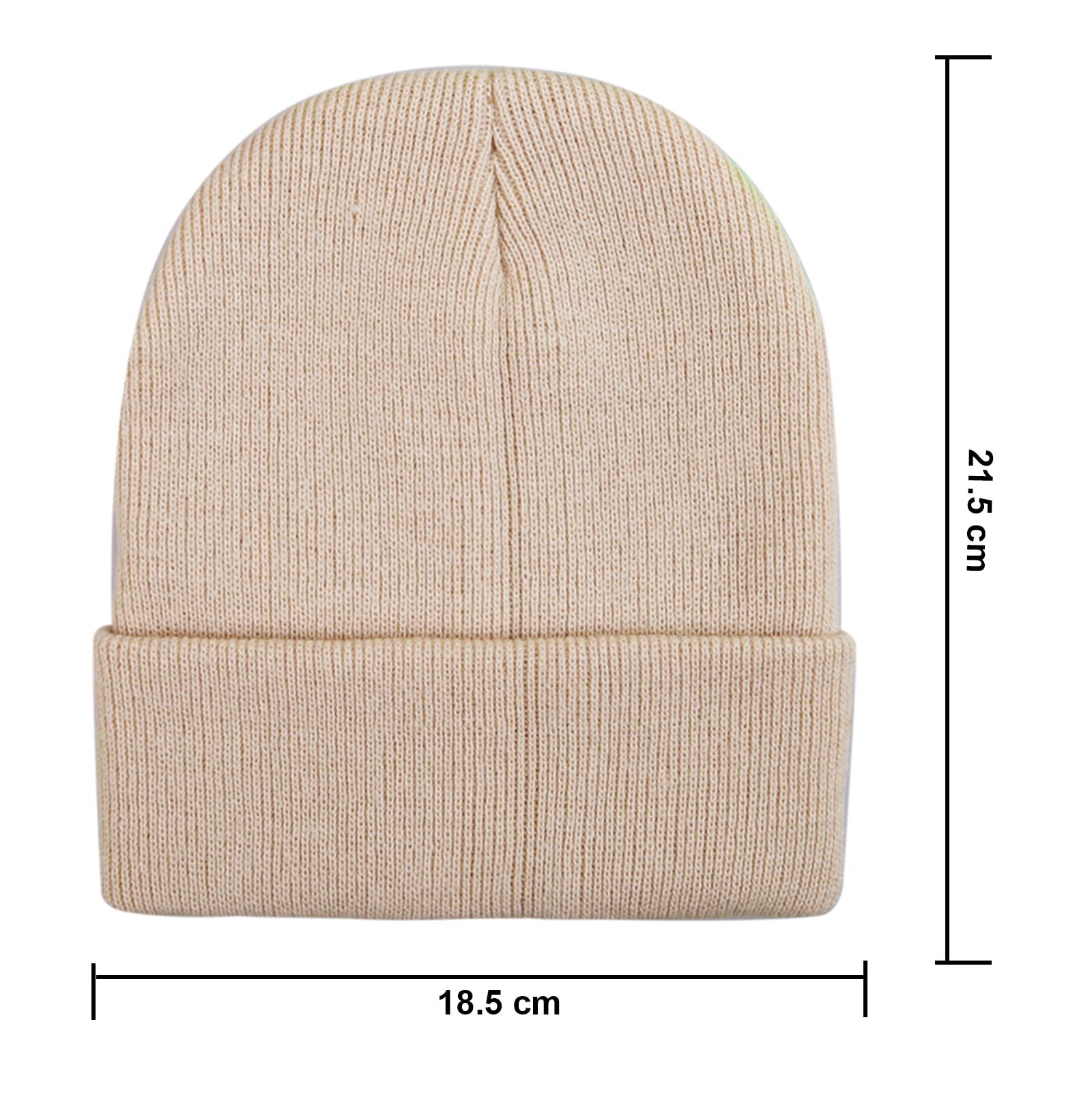 Cooraby 12 Pack Knitted Winter Beanies Acrylic Warm Skull Cap Cuff Watch Hat for Men or Women