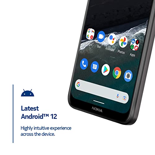 Nokia G400 5G | Verizon, AT&T, T-Mobile | Android 12 | Unlocked Smartphone | 3-Day Battery | US Version | 4/64GB | 6.58-Inch Screen | 48MP Triple Camera | Meteor Grey