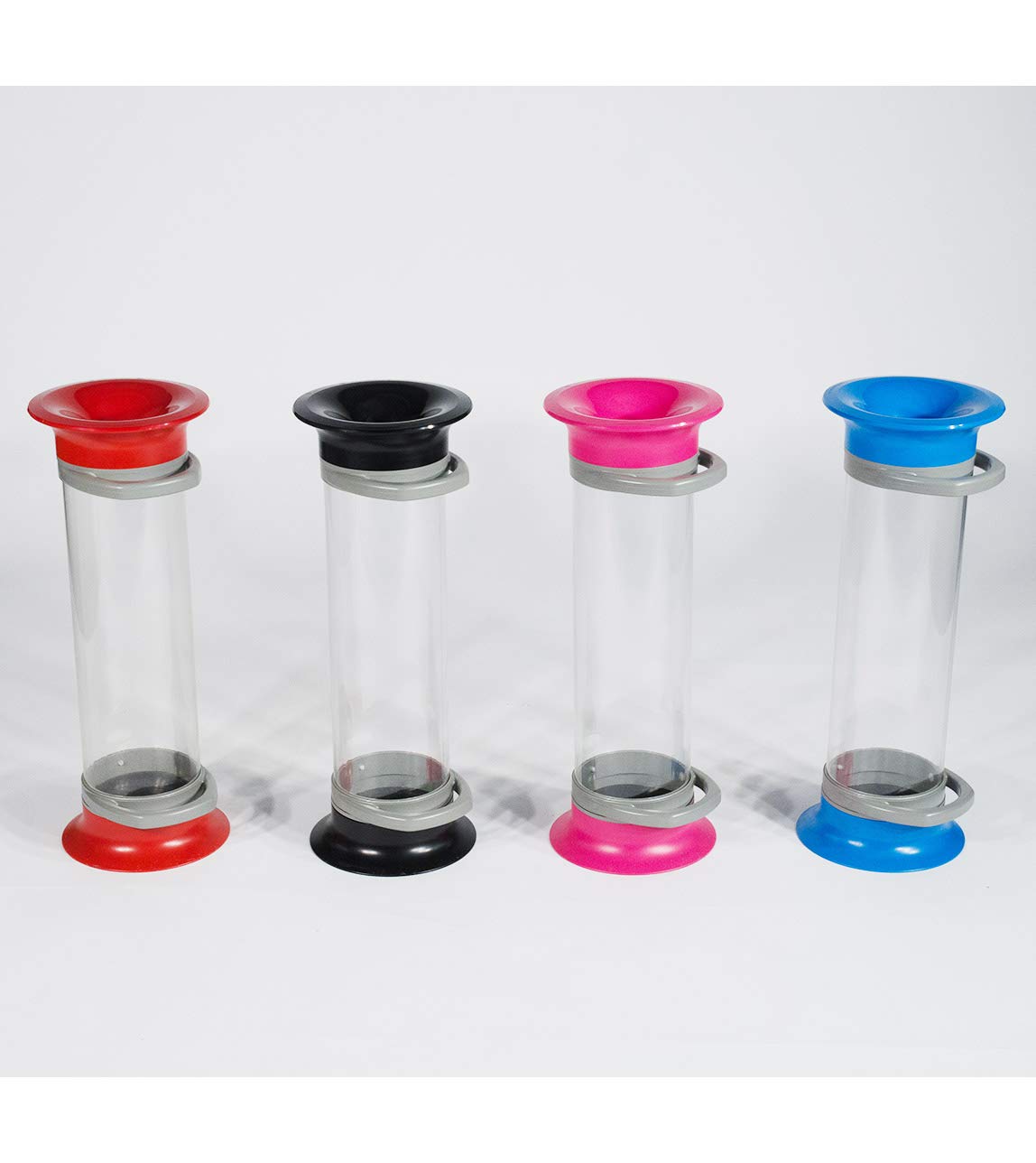 Glasdon C-Thru 5Q Battery Recycling Tube (Black) β Small Battery Recycling Bin β Compact 5Q Transparent Battery Collection Tube β Standard/Recycle Across America Decals (Standard Battery Decal)
