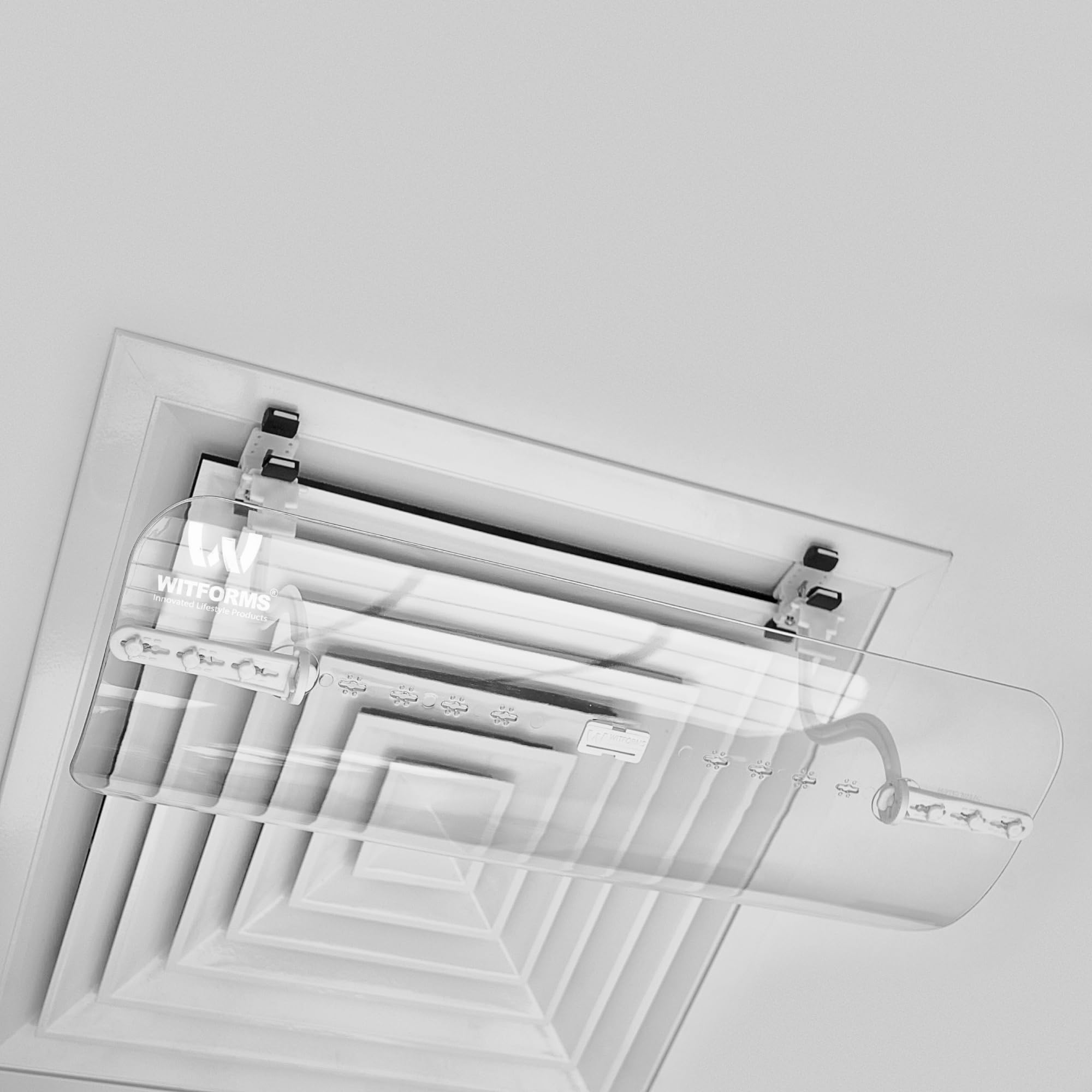 WITFORMS/SQUARE - Adjustable AC air deflector suitable for central air conditioner's square outlets. Enhance cooling and heating circulation