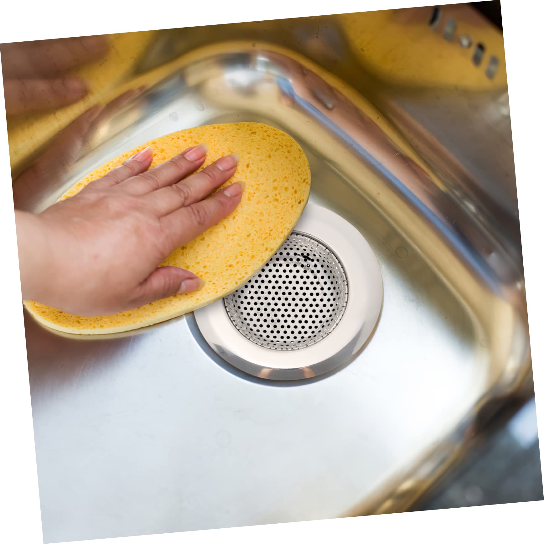 jojofuny 6 Pcs Sink Filter Kitchen Sink Strainer Anti-clogging Filter Tube Stops Sink Stopper Bath Drain Stopper Sink Drain Cover Sink Strainer Basket Kitchen Sink Drain Basket Large Plug