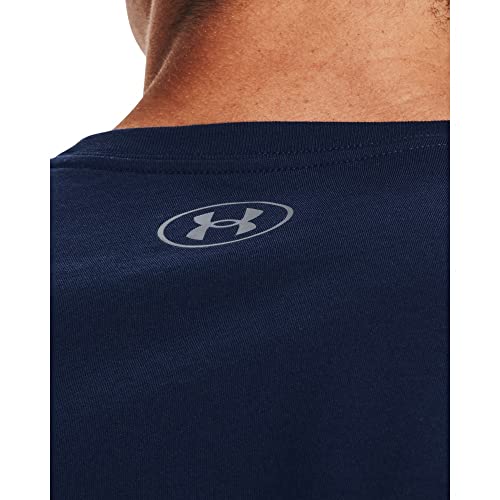 Under Armour Men's Boxed Sportstyle Short-Sleeve T-Shirt , Academy Blue (408)/Red , Large