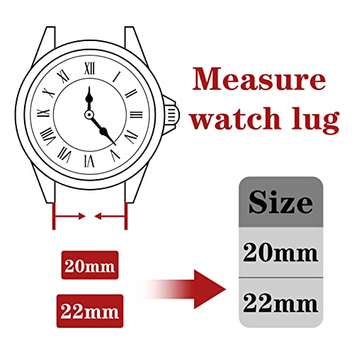 Meliya 4 Pack Watch Bands, 20mm 22mm Quick Release Soft Silicone Replacement Watch Strap for Women Men (22mm, Wine Red+Rose Gold+Shine Rose Gold+Violet Smoke)