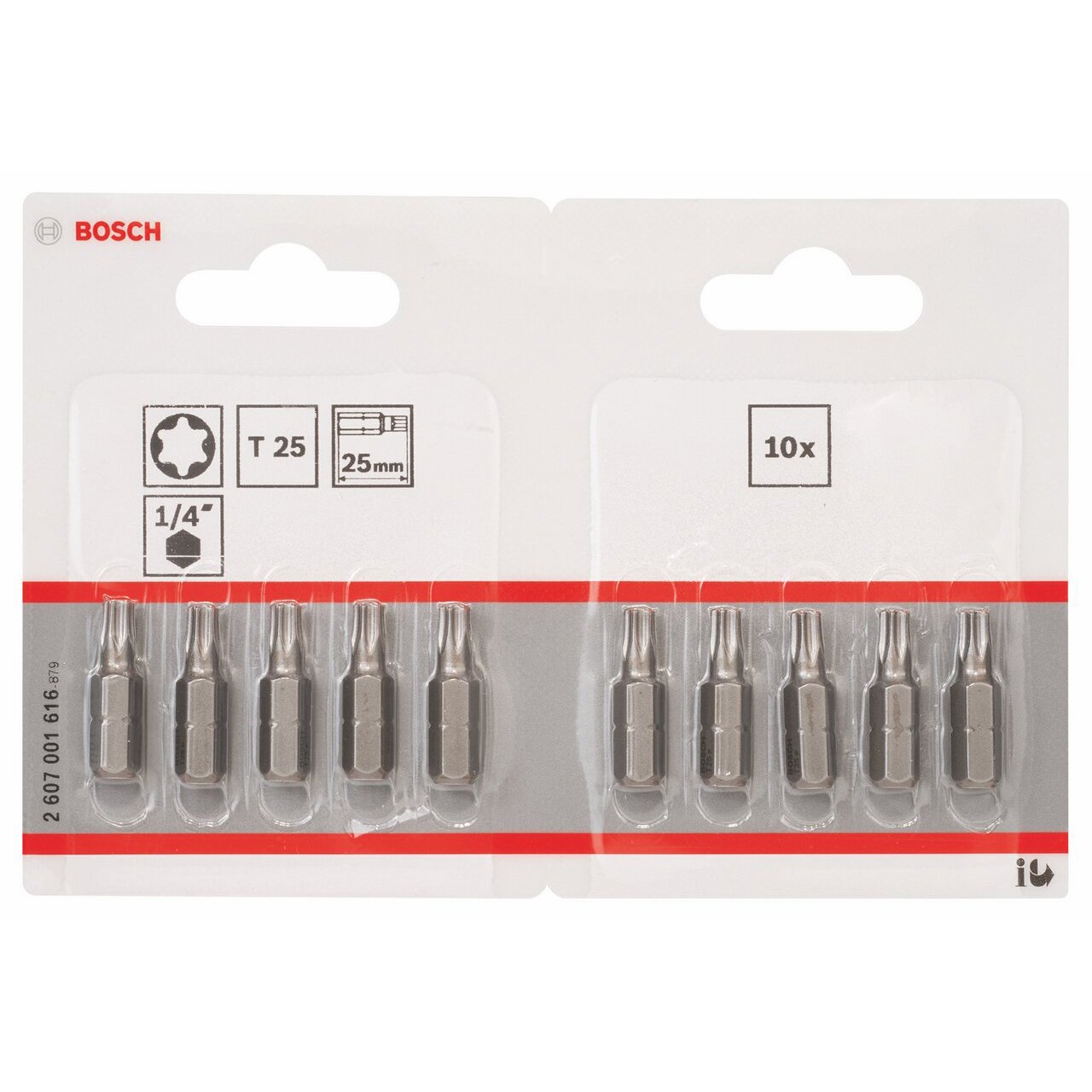 Bosch Professional 2607001616 Screwdriver bit Extra Hard, T25
