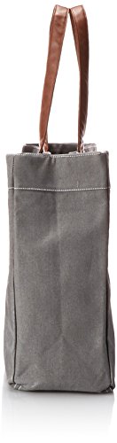 maika Recycled Canvas Carryall Tote Bag, Waxed Ash