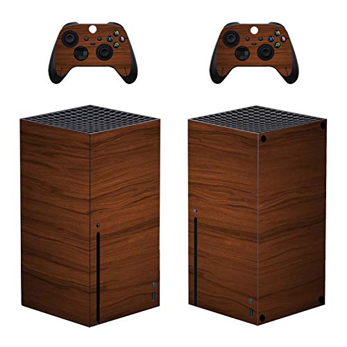Cananmite Wood Series Skin Sticker For XBOX Series X Console and Controller (XBOX NOT INCLUDED) (Grey)