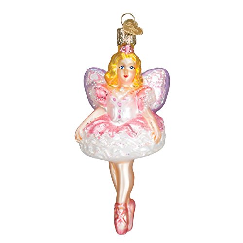 Old World Christmas Sugar Plum Fairy Glass Blown Ornament for Christmas Tree
