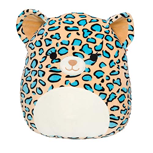 Squishmallows Official Kellytoy Plush 8" Liv The Teal Leopard - Ultrasoft Stuffed Animal Plush Toy