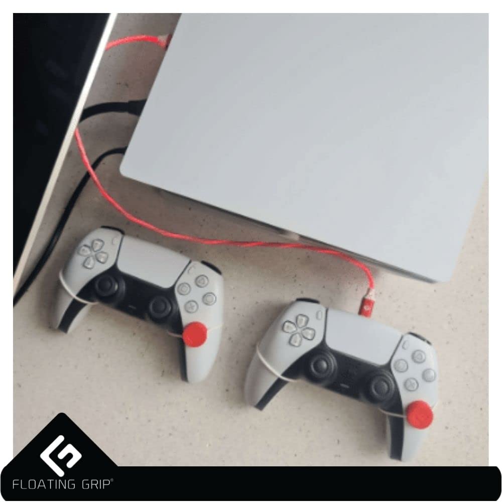 Wall Mount Covers Caps by FLOATING GRIP - Add a bright color to your FLOATING GRIP Wall Mount - Compatible with FLOATING GRIP Wall Mounts (Red)