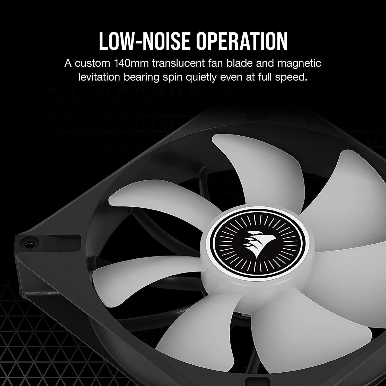CORSAIR ML140 RGB Elite, CO-9050114-WW, 140mm Magnetic Levitation RGB Fan with AirGuide, Single Pack (Renewed)