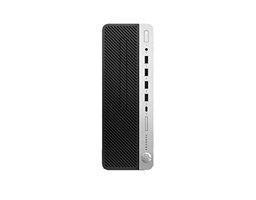 HP 600 G4 SFF Desktop Intel i7-8700 UP to 4.60GHz 16GB DDR4 New 512GB NVMe SSD Built-in AX210 Wi-Fi 6E BT Dual Monitor Support Wireless Keyboard and Mouse Win11 Pro (Renewed)