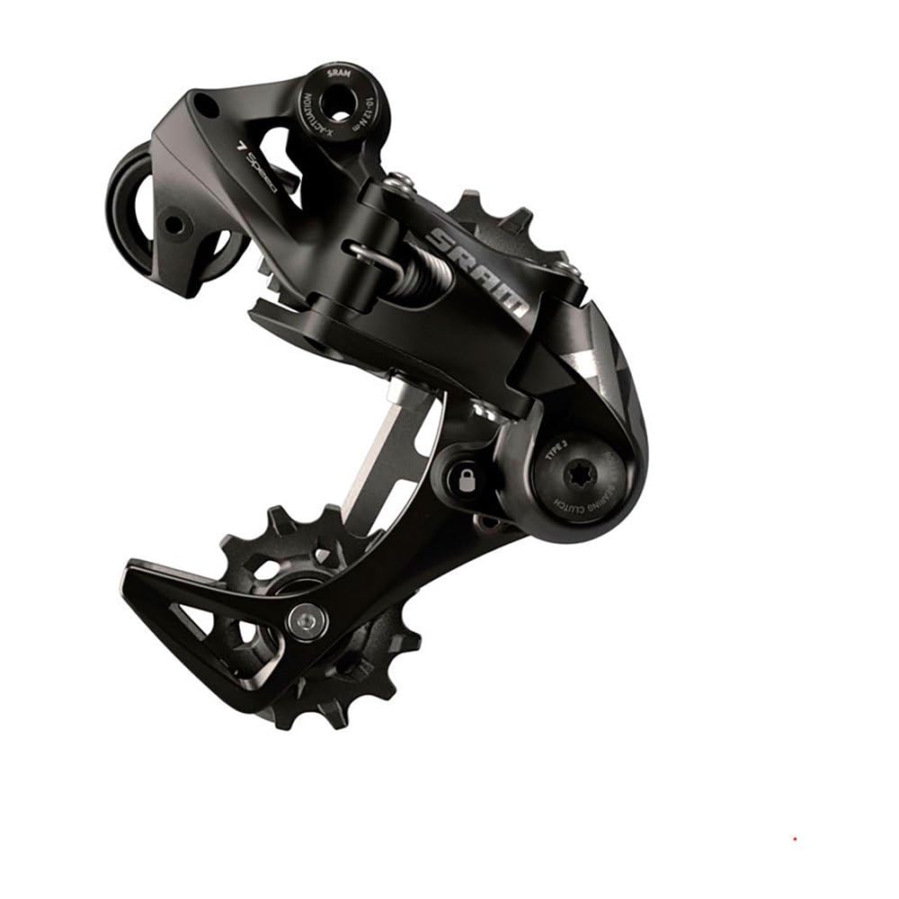 SRAM X01 DH Rear Derailleur - 7-Speed, Medium Cage, Black, with Clutch, A3