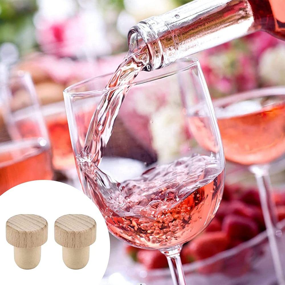 Customized Wood Wine Stopper -Wedding Party Favor Decor Personalized Bottle Cork Toppers with Laser Design Name Gift for Guest Wedding Winery Wine Stopper Customization,Custom,30pcs