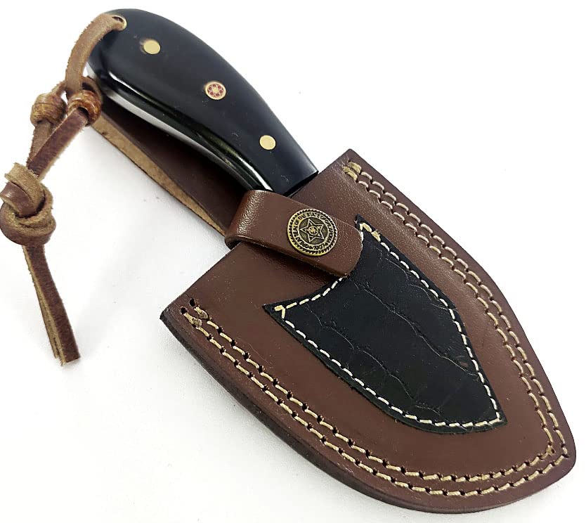 Damascus Steel Fixed Blade Knife Hunting Camping Hiking Tactical Survival Outdoor Sports For Men. SM148